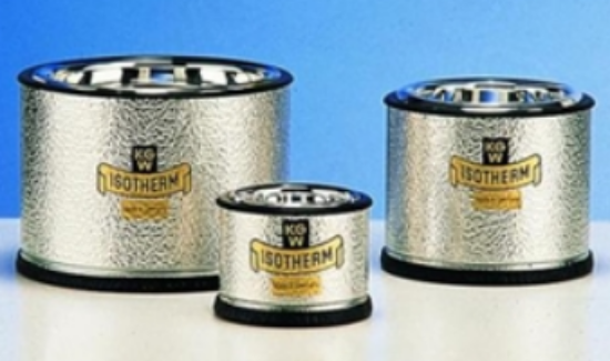 KGW Schieder Dewar Vessel, Aluminium Jacket, Hemispherical Cap, 400 ml ...