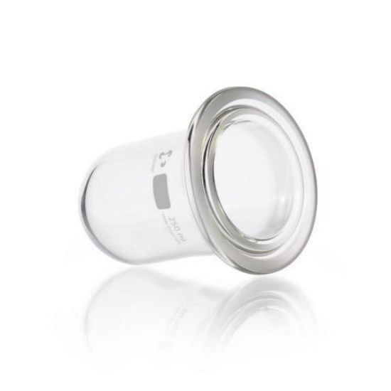 Flat flange reaction vessel, DURAN, DN 60 without lid, cap.250 ml ...