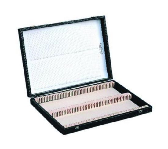Bergmann Kartonagen Microscope Slide Storage Box, For 100 Slides, 76 x ...
