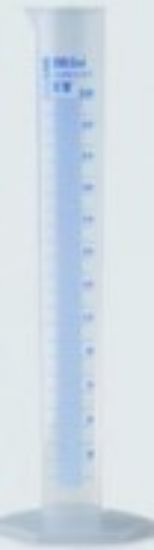 ISOLAB Measuring Cylinder 100 ml, Tall Form PP, Class B, Blue Scale ...