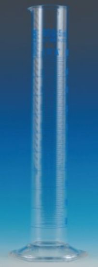 ISOLAB Measuring Cylinder 10 ml, Tall Form Glass, Class A, Blue Scale ...