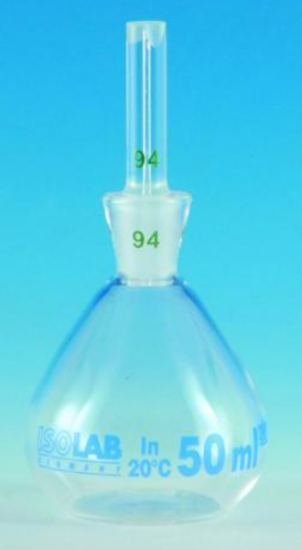 ISOLAB Density Bottle 50 ml, Glass, Non-Calibrated | John Morris Group