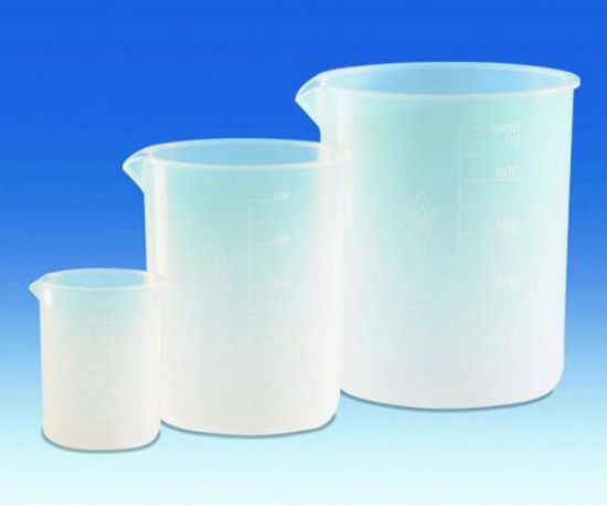 VITLAB Griffin Beakers, PFA, Low Form, 1000 mL, Embossed Graduation ...