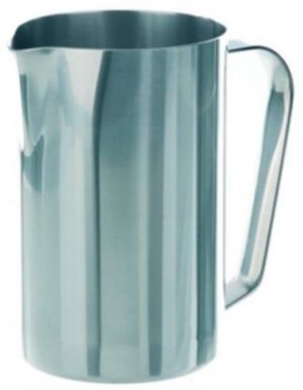 Measuring beaker cap. 1 ltr. 18/10 steel, graduated | John Morris Group