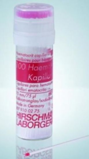 Hirschmann Laborgeräte Haematocrit Capillaries, 75 µL, Single Use, NA ...