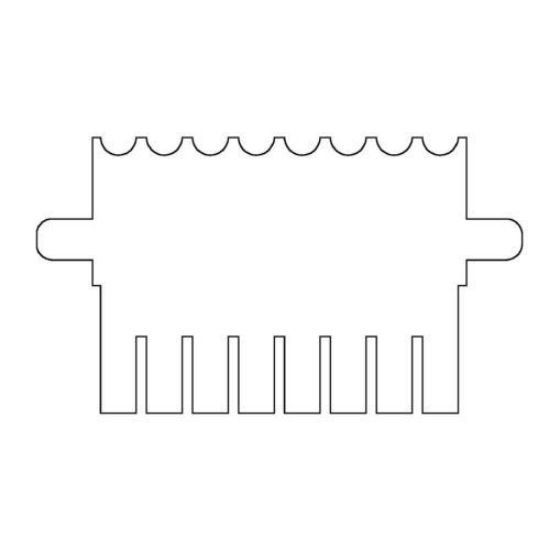 Cleaver Scientific Comb with 8 Samples, 1 mm Thick - OmniPage Mini ...