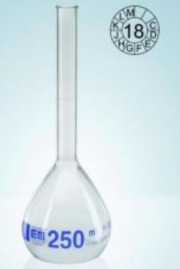 Hirschmann Laborgeräte Volumetric Flasks 100 ml Class A, DURAN with ...