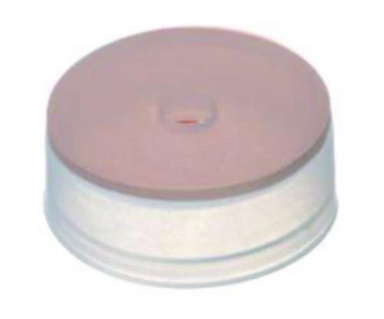 LLG Labware Closure 22 mm, PE, Height 8.4 mm, Cautchouc Red-Orange/TEF ...
