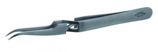 BOCHEM Instrumente Precision Forceps 120 mm, Extra Sharp, Bent Points ...