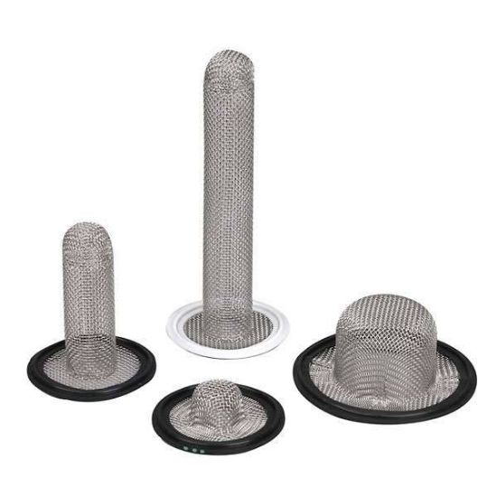 VWR Rubberfab Sock Screen Gasket, 16 Mesh, FKM, 2" Tri-Clamp, 1.5 ...
