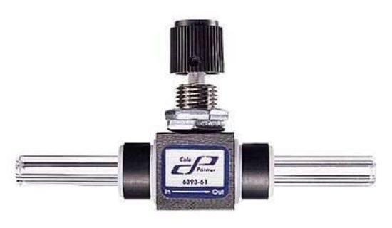 Masterflex Cole Parmer PTFE Multi-Turn Needle Valve 3/8" Tube ID ...