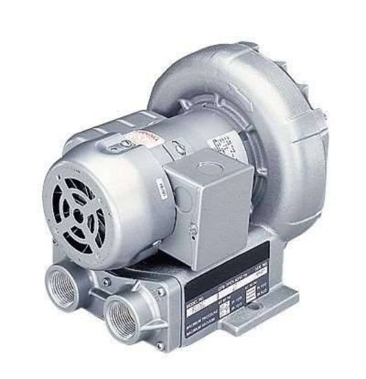 Gast Blower, 53 CFM, 115/230V, TEFC Motor, Multi-Orientation, Quiet ...
