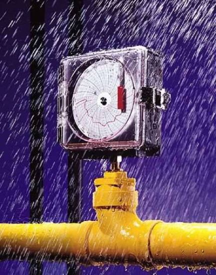 Dickson 4" chart recorder paper, 0–500 PSI range, 24-hour cycle. Pack ...