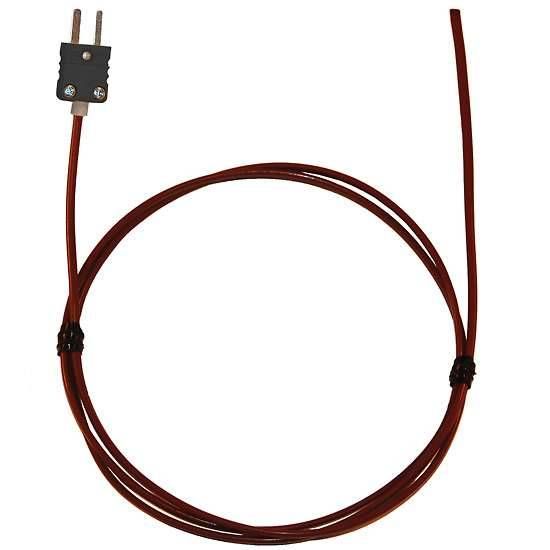 Digi-Sense Type J FEP-Insulated Thermocouple Probe, Coated Junction, 10 ...