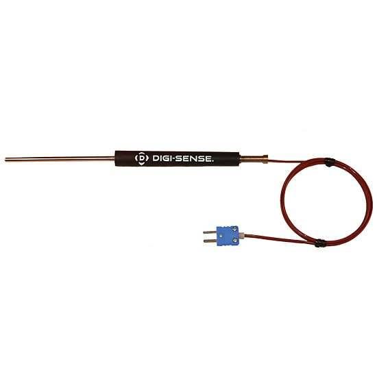 Digi-Sense Type T Economic Handle Thermocouple Probe with Mini ...