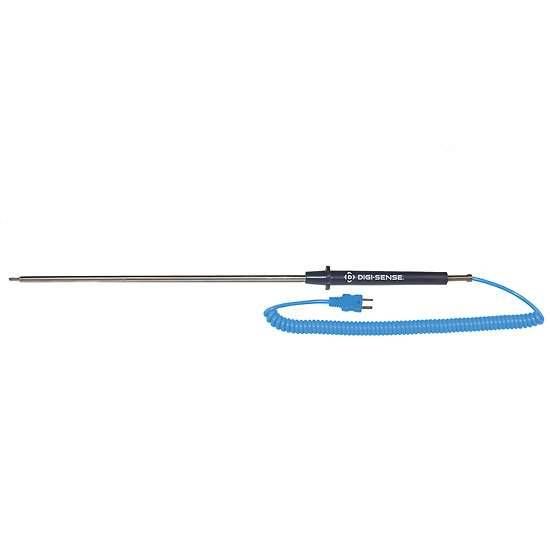 Digi-Sense Type T Extra-Long Stainless Steel Probe with Mini Connector ...