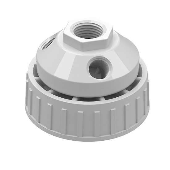 Cole-Parmer VapLock Solvent Waste Manifold PTFE 70mm Nalgene 1x1/2 NPT ...