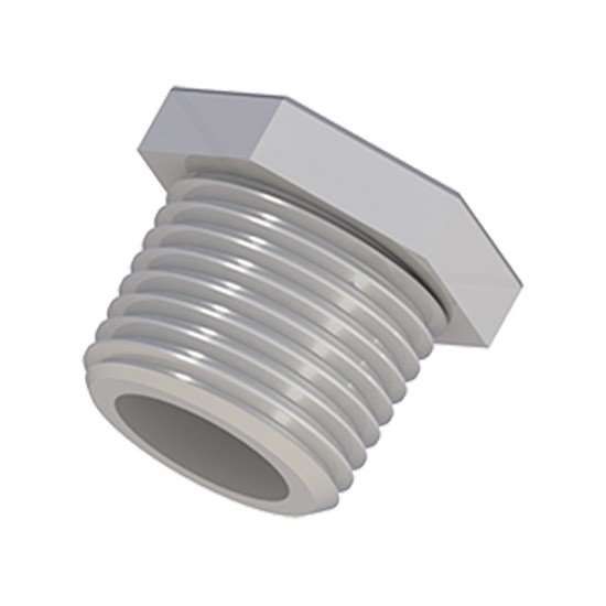 Cole-Parmer VapLock Port Plug 1/2" NPT(M) Polypropylene, 10/pk | John ...