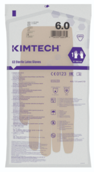 Kimberly-Clark Kimtech Pure G3 Gloves Size 9, Latex, Sterile ...