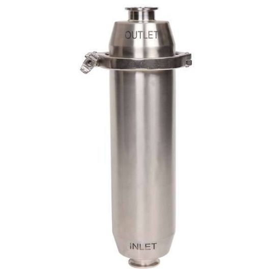 Masterflex Sanitary In-Line Strainer Assembly, 1.5″ Clamp with 1/8 ...