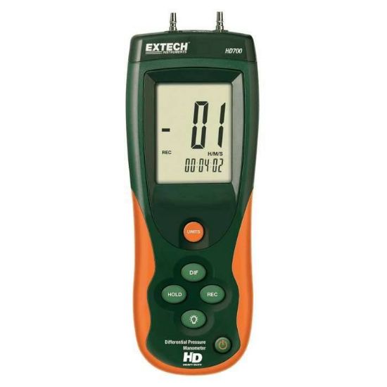 Extech HD700 Heavy Duty Differential Pressure Manometer With Software 2 ...