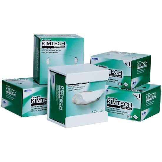 Kimberly-Clark Kimtech Kimwipes EX-L Wipes & Dispenser Kit, 4.5" x 8.5 ...
