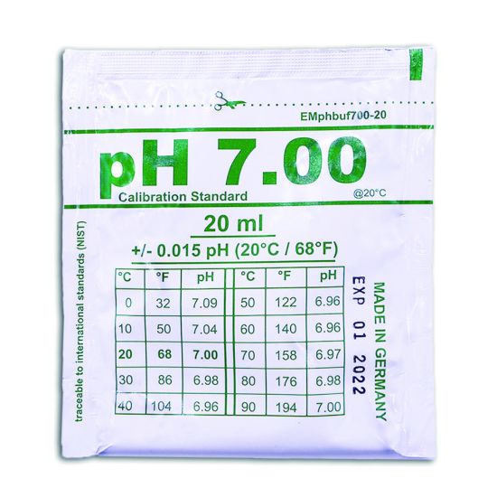 Water-i.d. pH Calibration Solution "7.00 pH" Pack of 25x20 ml | John ...