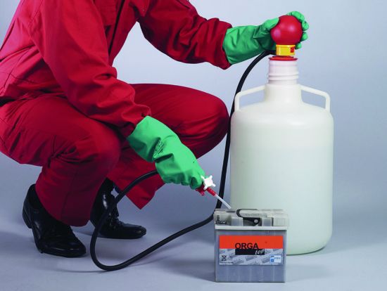 Bürkle Hand Pump OTAL, Battery Pump, Telescopic Immersion Tube ...