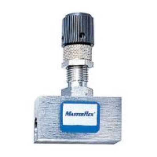 VWR Brass Standard 90° Metering Valve, 350 mL/min Flow Rate, Buna N O ...