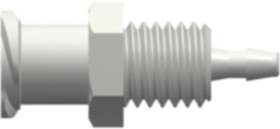 Value Plastics Female Luer Thread Style Panel Mount, 1/4-28 UNF to 200 ...