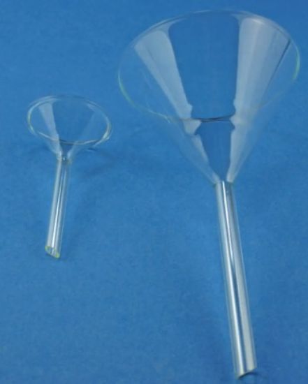 Glaswarenfabrik Karl Hecht Borosilicate Glass Funnel 100 mm Diameter ...