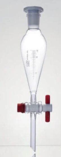LLG Labware Separating Funnel, 250 mL After Squibb, PTFE Stopcock ...