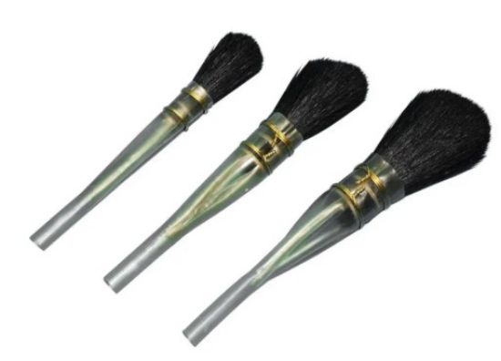 Balance brushSplit quill brushes, oval, fine hair mixture, wooden ...