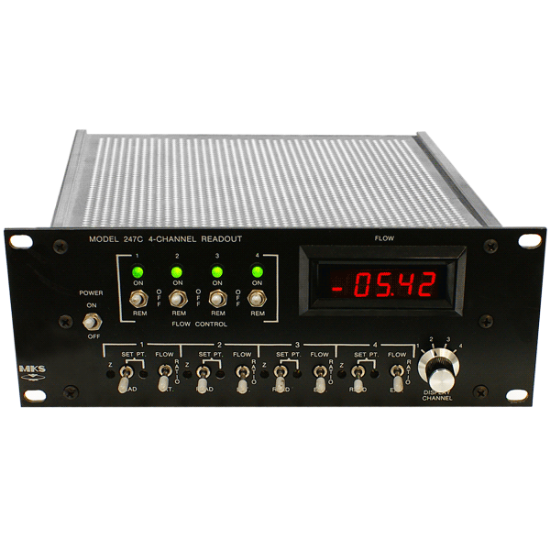 MKS 247D Four Channel MFC Power Supply and Readout, Sequential ...