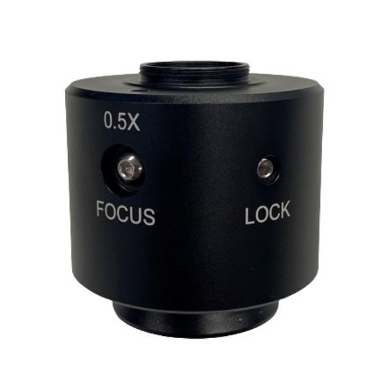 Kern Microscope Camera Adapter, C-Mount, 0.5× Magnification, Focusable ...
