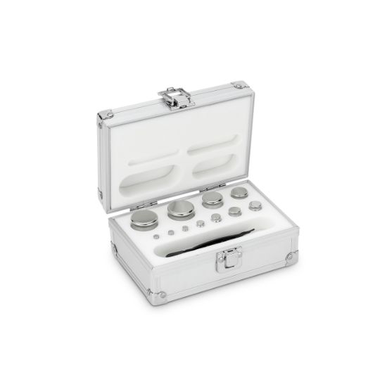 Kern Weight Set, Compact Form Weights E2, 1 g - 200 g in Aluminum Case ...