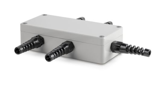 Kern Junction Box, IP65 Aluminum Housing, 4 Channels, 135 × 65 × 38 mm ...