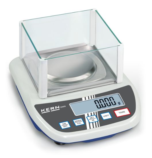 Kern School Balance, 0.001 g Readability ; 300 g Capacity, with Draft ...