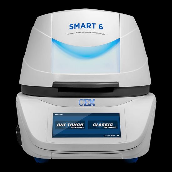 CEM SMART 6 System, Rapid Gravimetric Moisture/Solids Analyzer, 50g Balance, Touchscreen | John ...