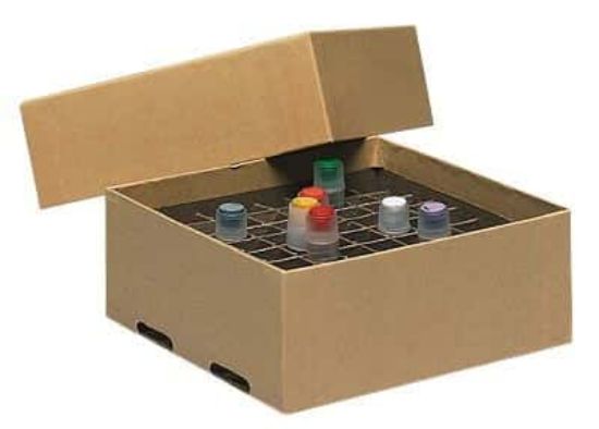 Thermo Scientific Nunc Chipboard Storage Box, Holds 81 Cryogenic Vials ...