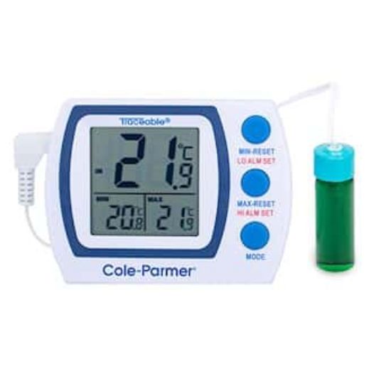 Traceable Jumbo Refrigerator/Freezer Thermometer with Calibration, 5 mL ...