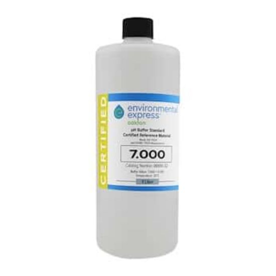 Oakton pH Buffer Solution pH 7, 1 L, NIST Traceable Reference Material ...