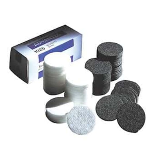 Advantec Milk Sediment Disks, 33 mm, White & Black, 50/pack | John ...
