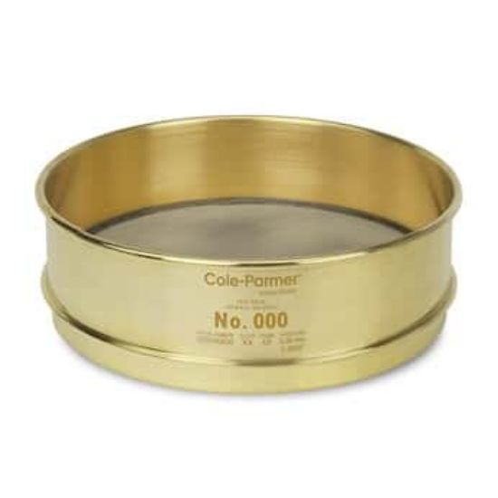 Cole-Parmer Sieve No. 325 Half-Height 8" Brass NIST-Traceable ...