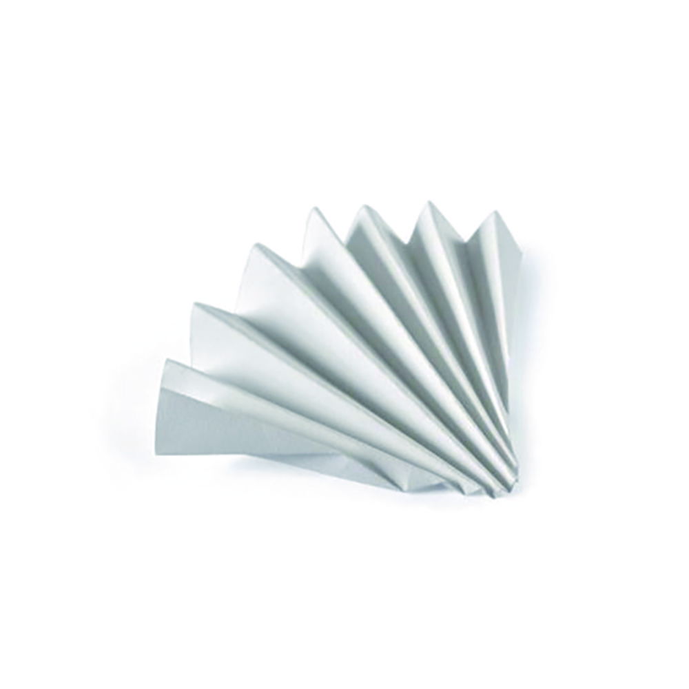 Filter papers,folded,qualitative,S+S 597 1/2 diam. 240 mm,pack of 100 ...