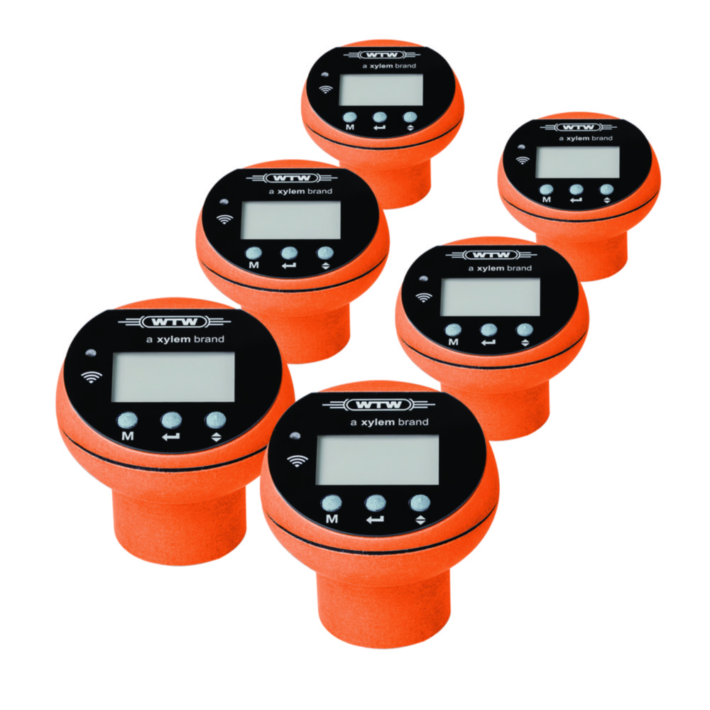 6 x Wireless measuring head OxiTop®-IDS 6 with Bluetooth® LE technology ...