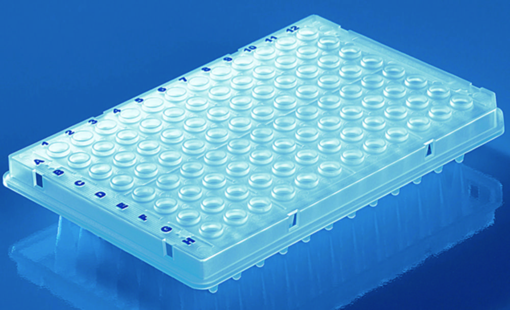 PCR plates 96-well, 0.2 ml PP, thin walled, flexible, high wells half ...