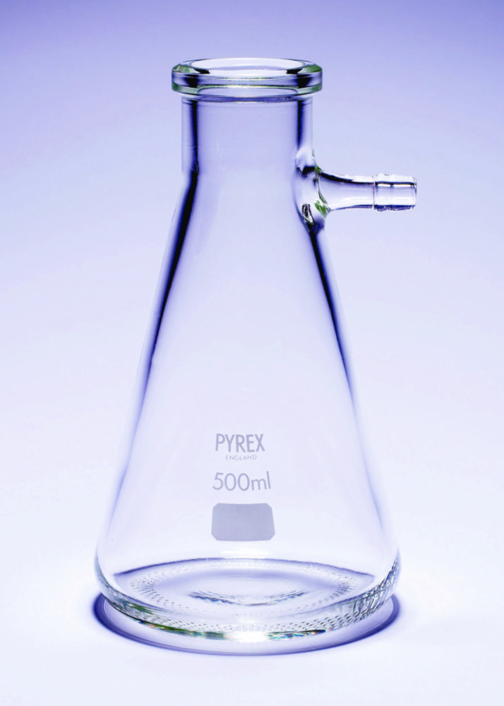 Filter flask 1000ml, Type Büchner plain side arm, Pyrex® pack of 5 ...