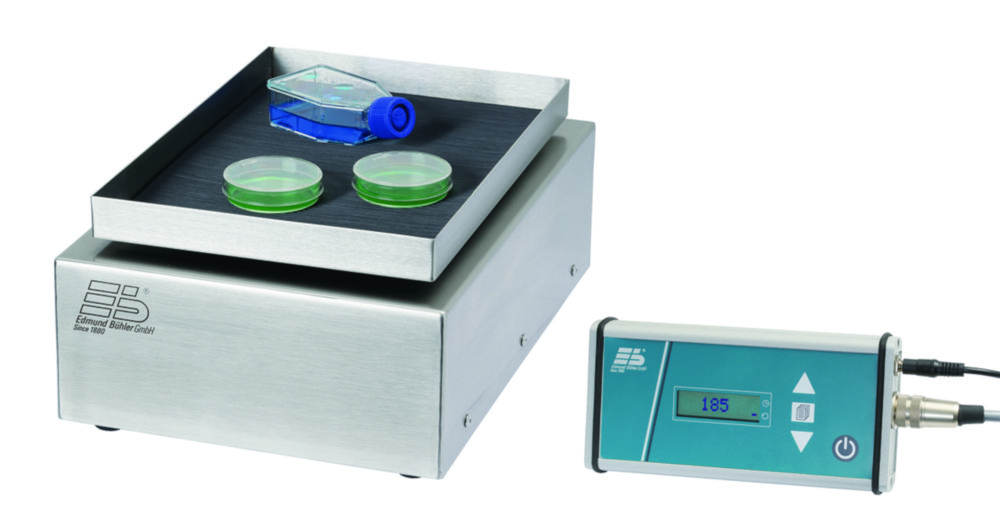 Stainless steel shaker KM CO2 FL Shaking platform 200x295 mm ...