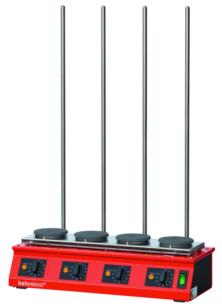 Multiple hotplate system, 4 individually adjustable hotplates ...